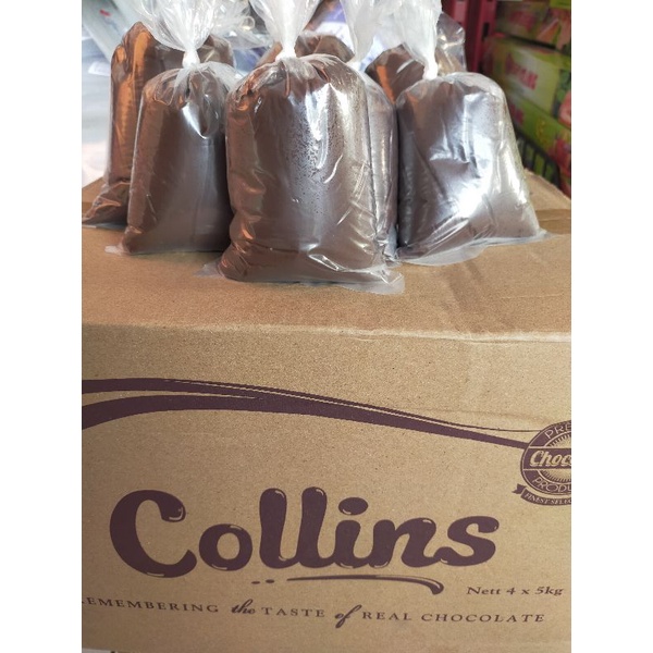 Jual SELAI COKELAT COLLINS / COKLAT FILLING REPACK | Shopee Indonesia