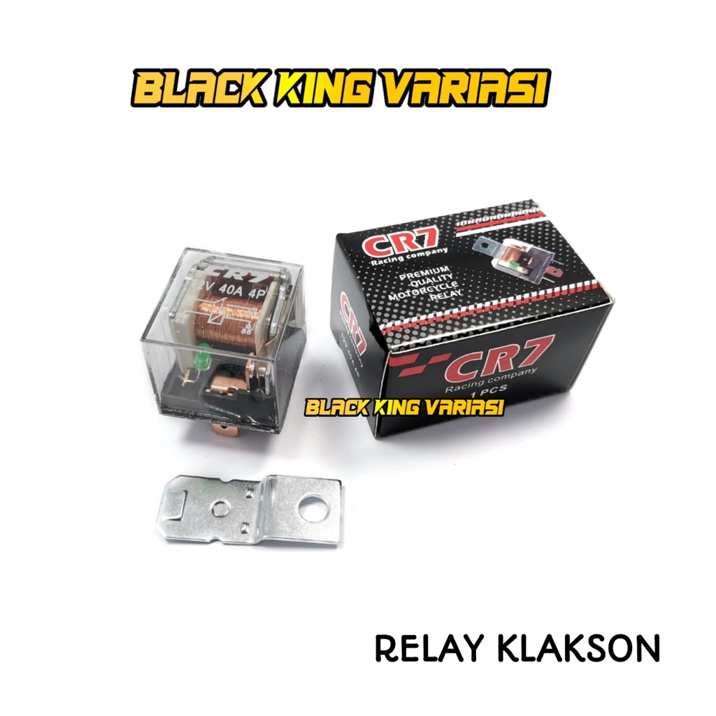 Jual Relay Klakson 12 Volt CR7 Alarm Transparan Universal 12 Volt 4 ...