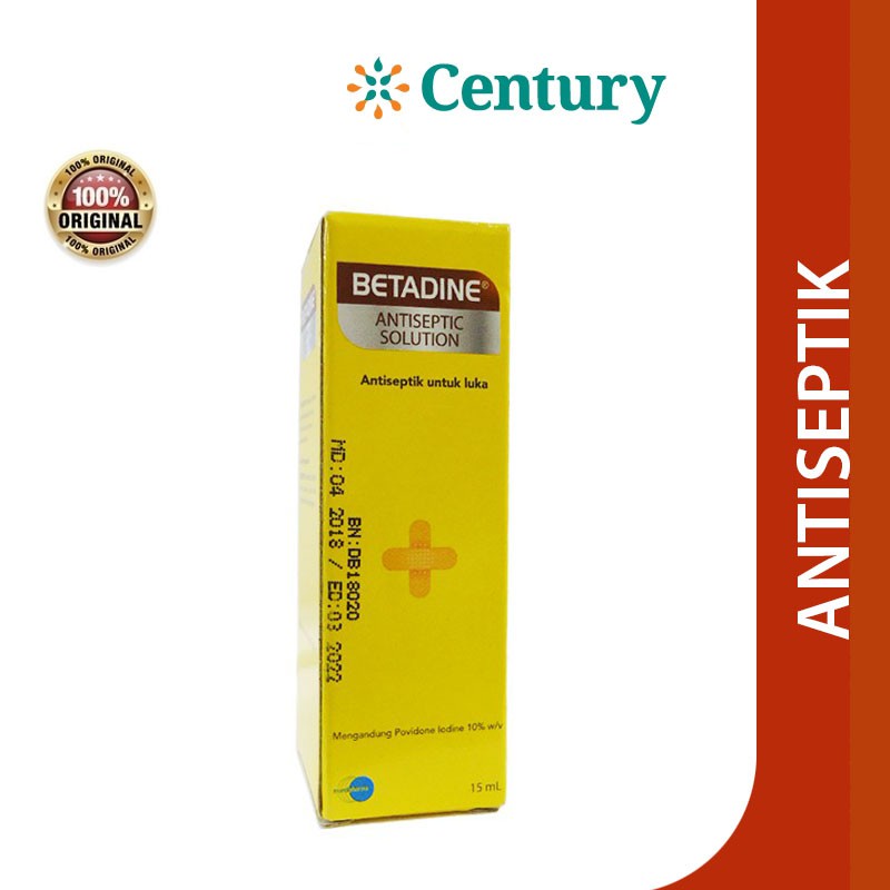 Jual Betadine Solution 15ml / obat luka antiseptik / Alat P3K | Shopee Indonesia