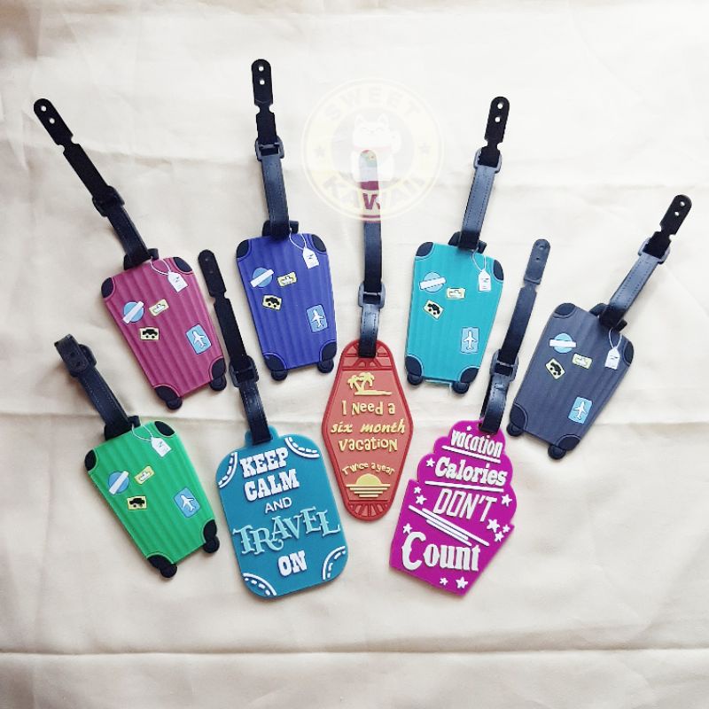 Jual Luggage Tag Gantungan Label Koper Karet | Shopee Indonesia