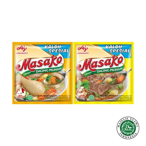 Jual 1 Sachet Masako Rasa Sapi Penyedap Rasa Original 100% Bpom ...