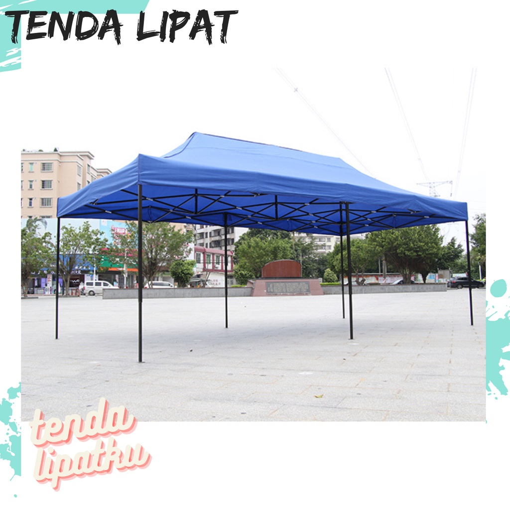 Jual Tenda Lipat Ukuran 3x4.5 Standar Tenda Jualan Set Lengkap Tenda ...
