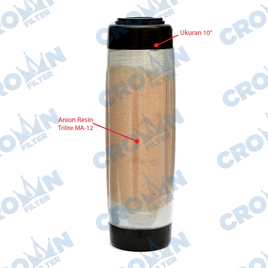 Jual Resin Anion Demin Trilite MA-12 + Cartridge 10 Inch | Shopee Indonesia