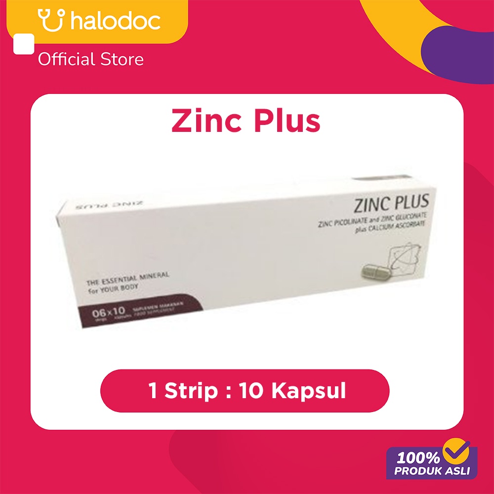 Jual Zinc Plus 10 Kapsul | Shopee Indonesia