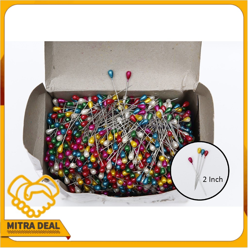 Jual JARUM PENTUL HIJAB PREMIUM CROWN FOX 1000 PCS 2 INCH 5 CM | Shopee ...