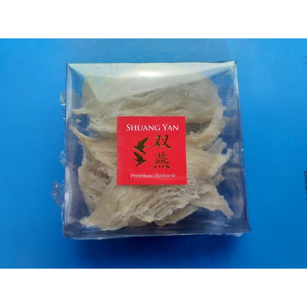 Jual SHUANG YAN Sarang Burung Walet Kering - Patahan Besar 50gram ...