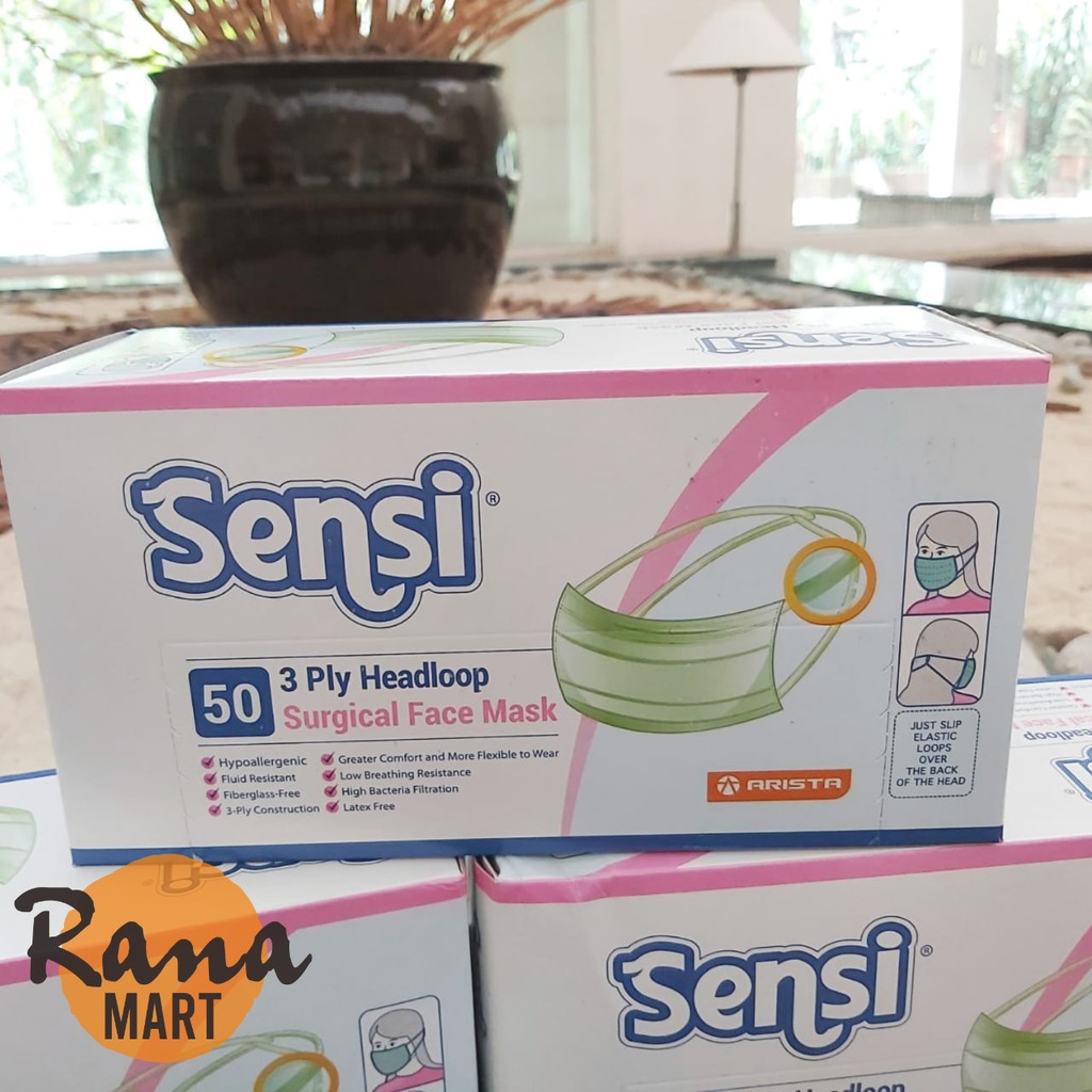 Jual SENSI MASK HEADLOOP 1 BOX ISI 50PCS MASKER SENSI HIJAB ac7c ... Jual SENSI MASK HEADLOOP 1 BOX ISI 50PCS MASKER SENSI HIJAB ac7c ...