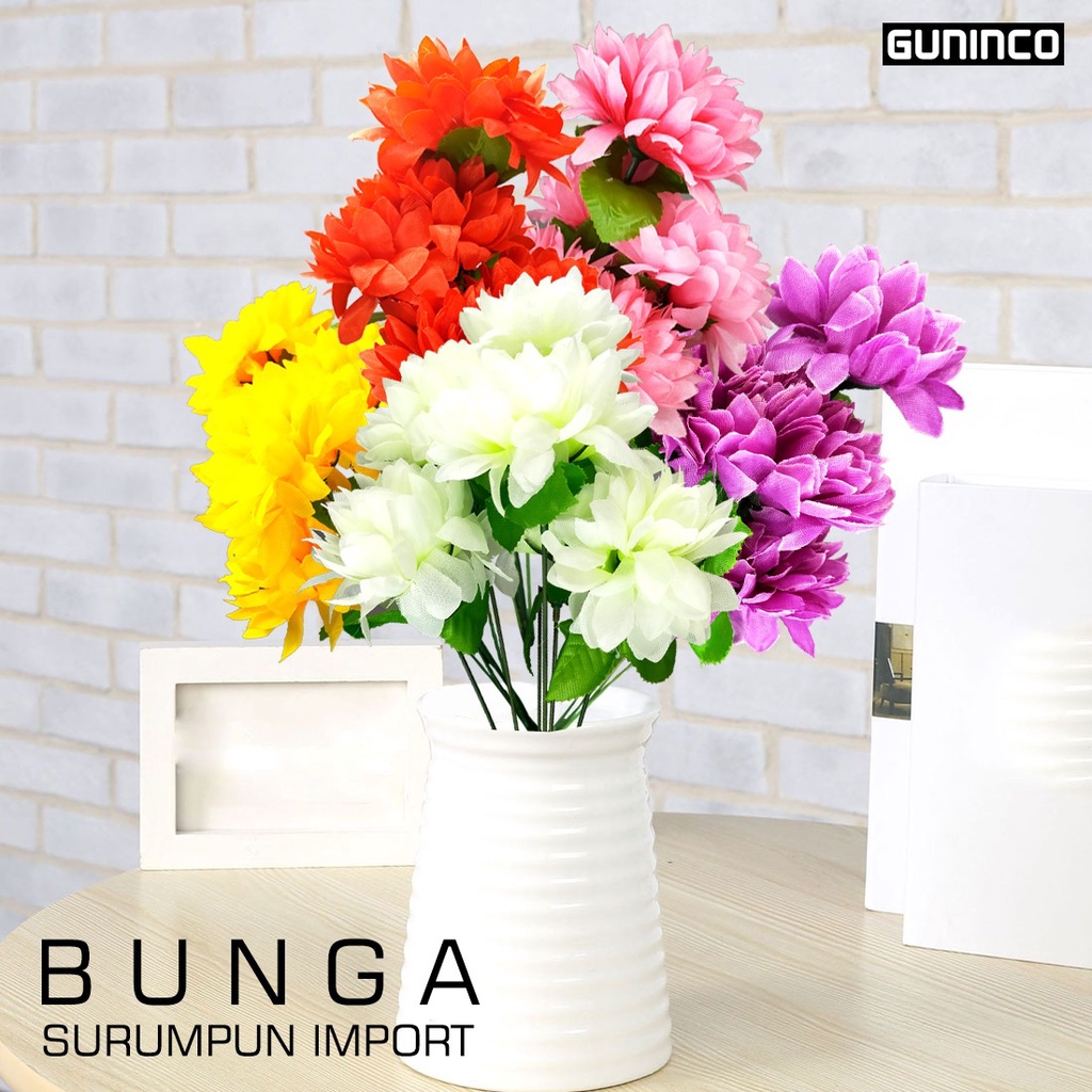 Jual BUNGA POM POM SERUMPUN SERUNI Artificial Dekorasi Kamar Bunga ...