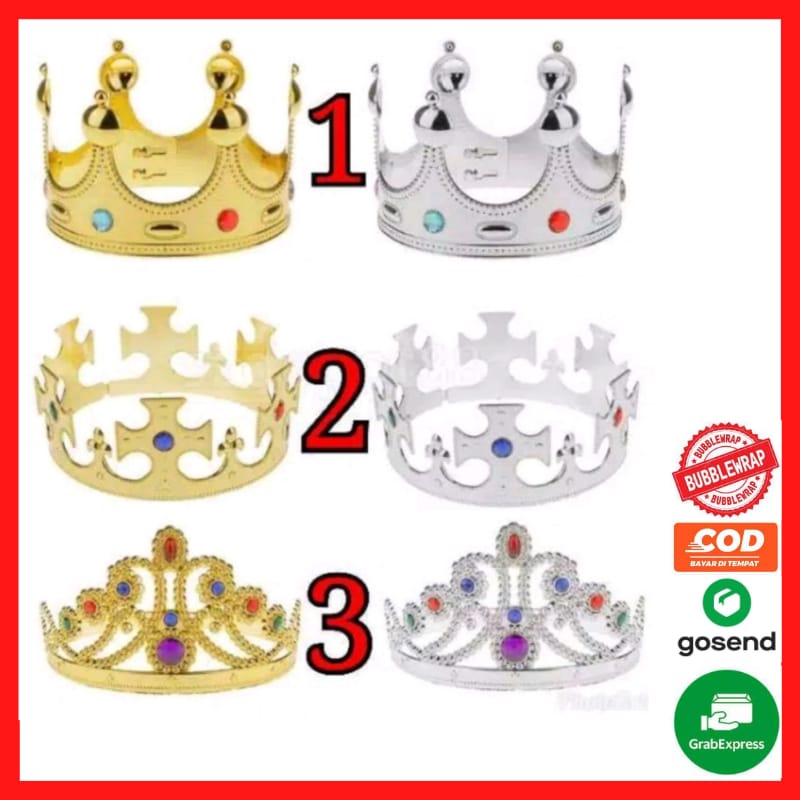 Jual Crown King Queen / Mahkota Raja / Mahkota Ratu | Shopee Indonesia