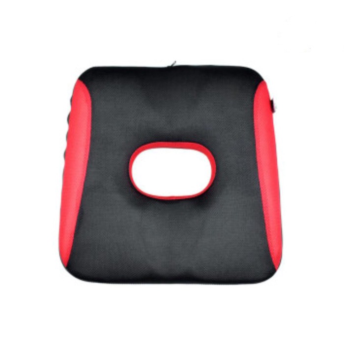 Jual BANTAL DUDUK DONAT PERSEGI MERAH HITAM | Shopee Indonesia