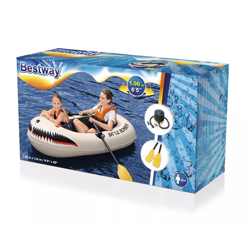 Jual Bestway Perahu Angin Set Bomber Perahu Karet Perahu Mancing ...