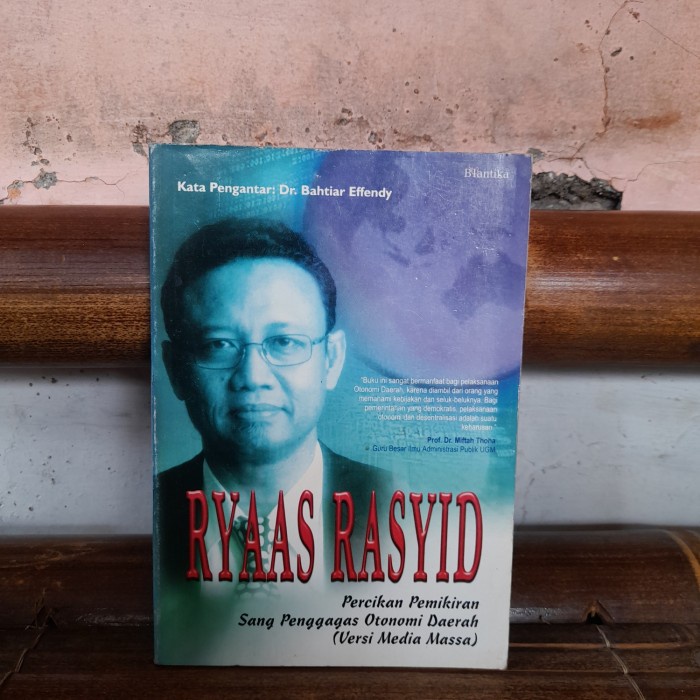 Jual ORIGINAL BUKU Ryaas Rasyid Percikan Pemikiran Sang Penggagas Dr ...