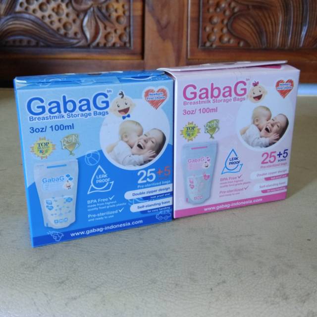 Jual Gabag Kantong asi 100ml / Breastmilk storage kantung Asi 100 ml ...