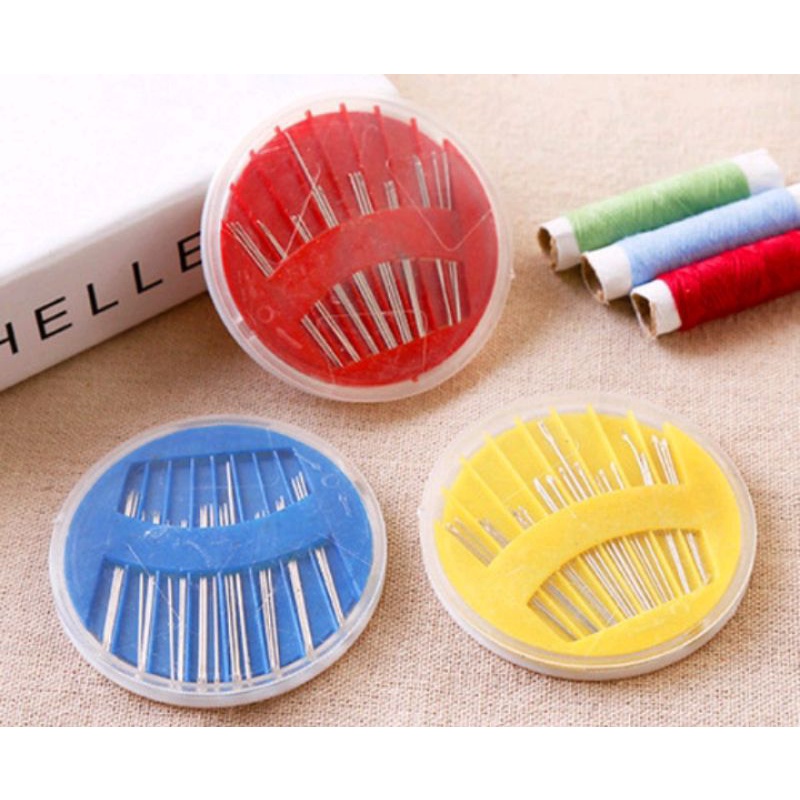 Jual Jarum Jahit Tangan 1 Set Ukuran Biasa / Besar Murah Meriah ...