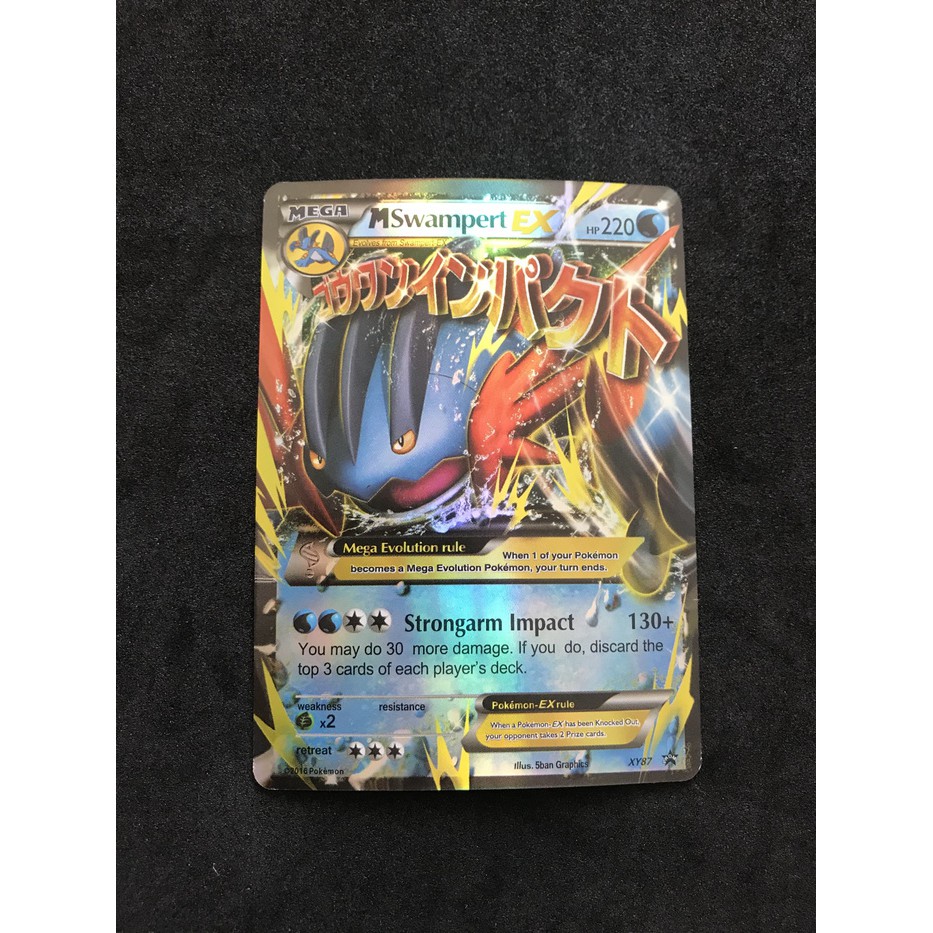 Jual Kartu Pokemon TCG Mega Swampert EX (harga/kartu) | Shopee Indonesia