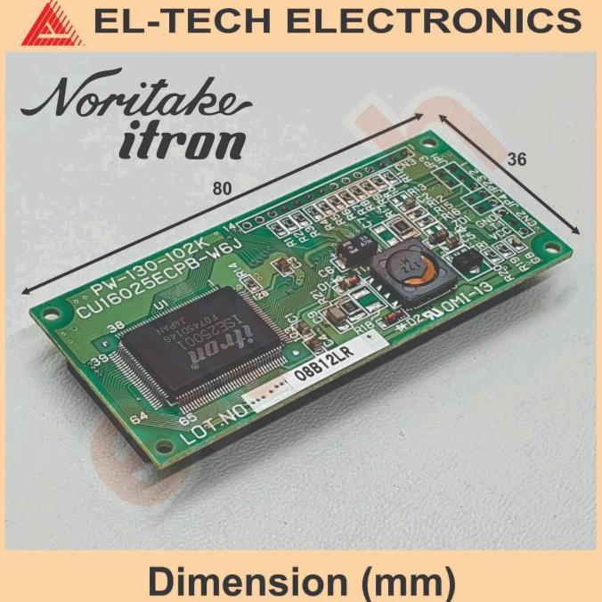 Jual VFD Module Character 162 16x2 16 x 2 Karakter NORITAKE ITRON Japan ...