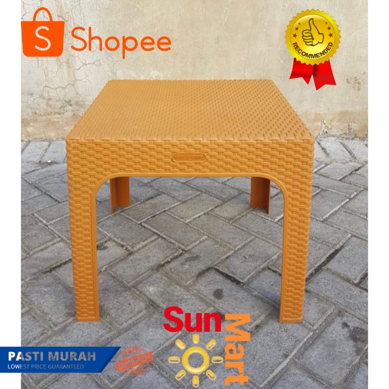 Jual MEJA PLASTIK KOTAK APOLLYSTAR / MEJA TERAS / MEJA SERBAGUNA ...