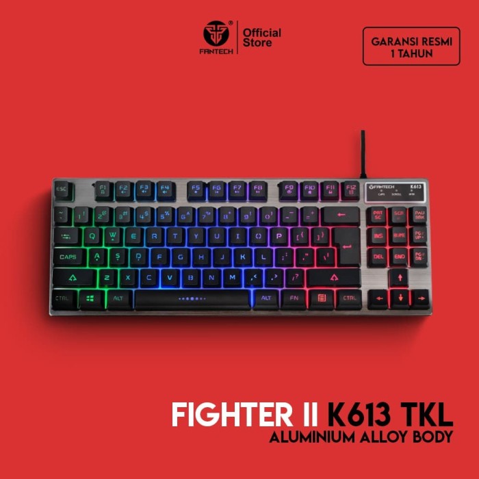 Jual Fantech Fighter K613 Tkl - Rgb Gaming Keyboard | Shopee Indonesia