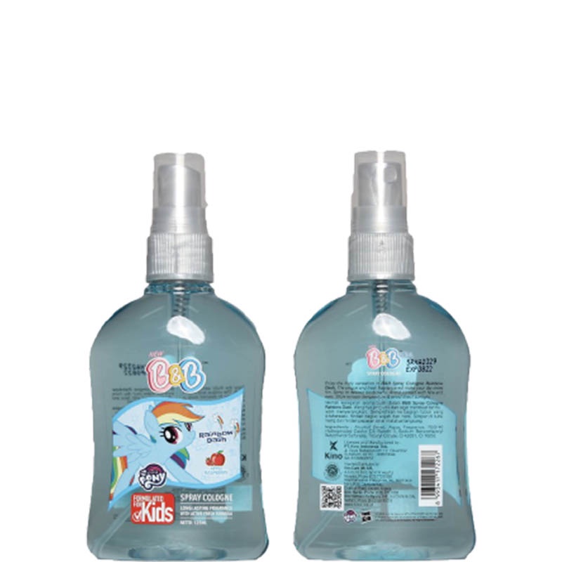 Jual B&B Kids Spray Cologne Rainbow Dash 125 ml | Shopee Indonesia