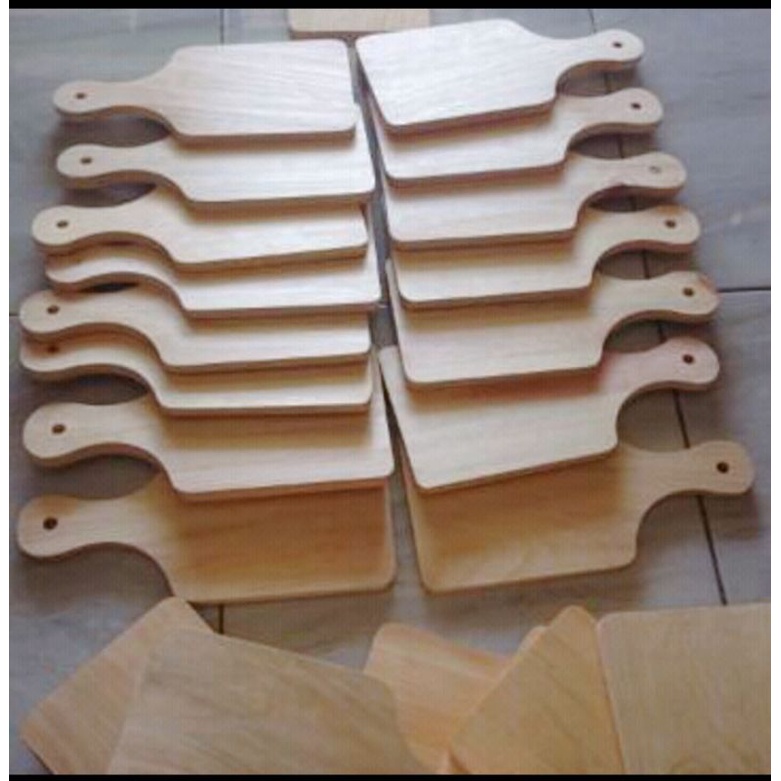 Jual Telenan kayu pinus 30x15 cm MURAH TEBAL/Wooden cutting/tempel ...