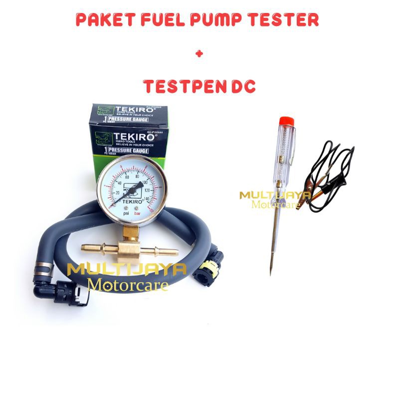 Jual UNIVERSAL Paket Fuel Pump Tester Tekiro + Testpen | Shopee Indonesia