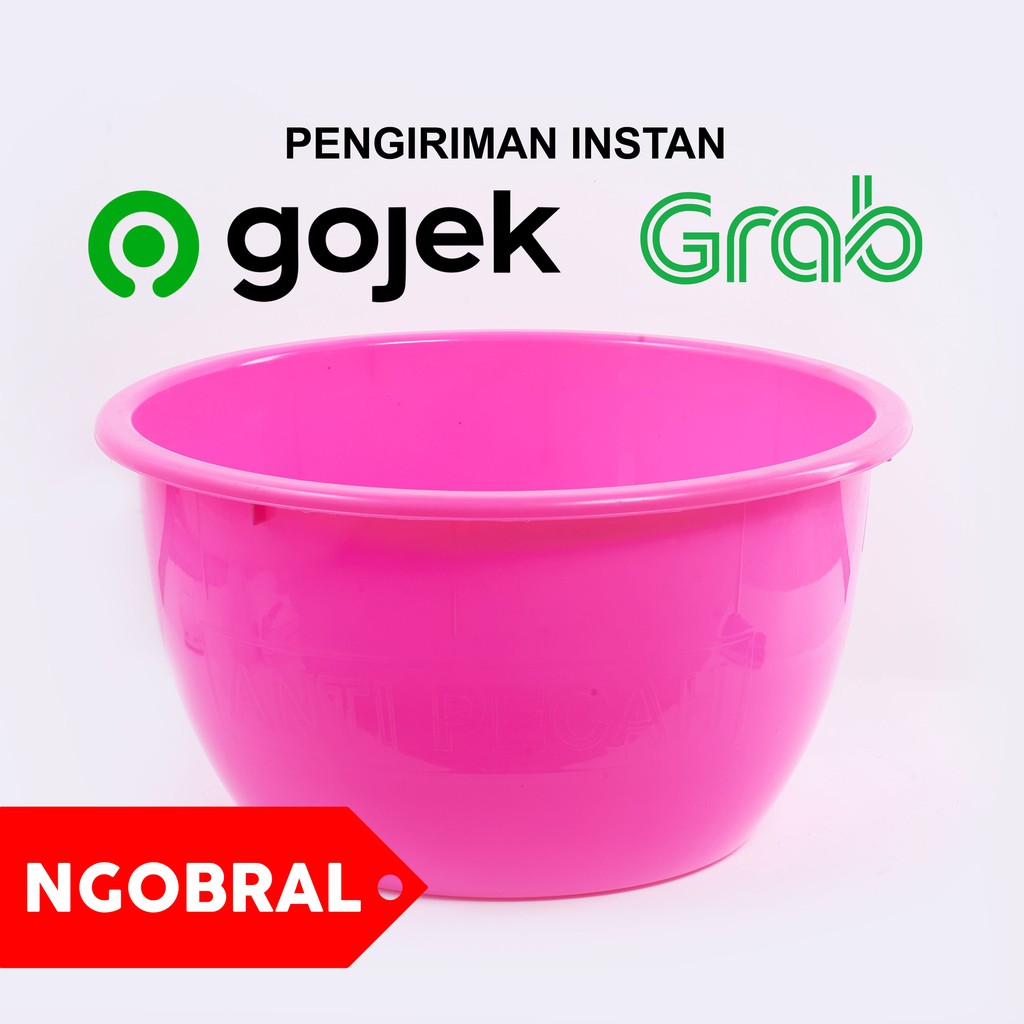 Jual Baskom Plastik Jumbo Diameter 55 cm / Ember Plastik / Bak Air ...