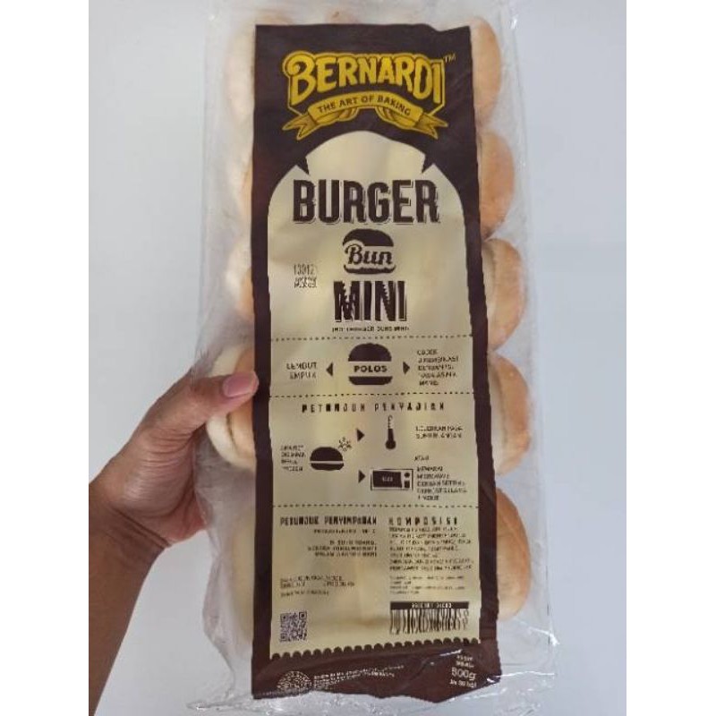 Jual Bernardi Roti Burger Mini isi 20Pcs | Shopee Indonesia