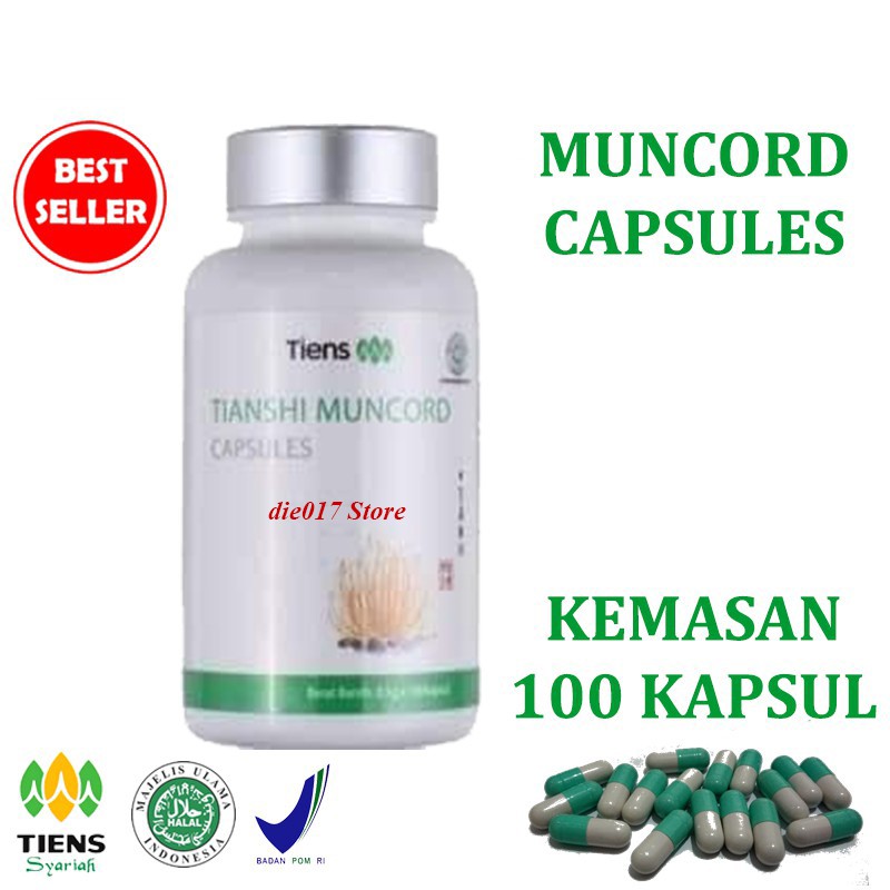 Jual MUNCORD Tiens | Cordiseps Tianshi | Pelindung 5 Organ Tubuh Utama ...