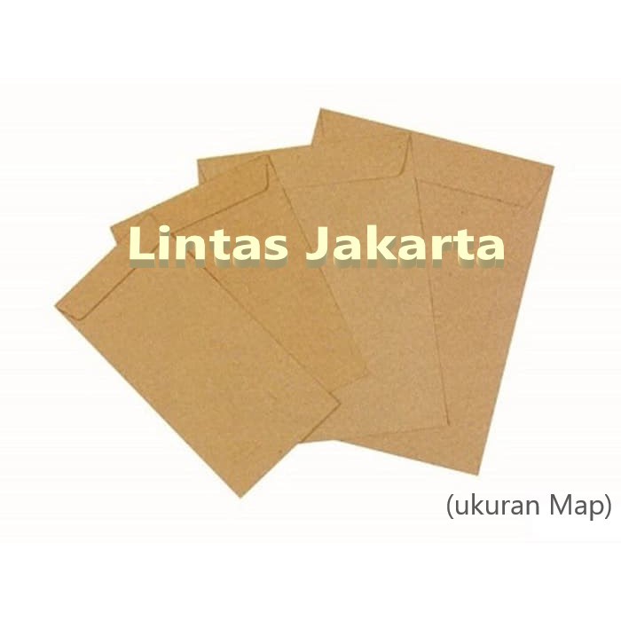 Jual Amplop Coklat Ukuran Map ( Isi 100 lembar ) | Shopee Indonesia