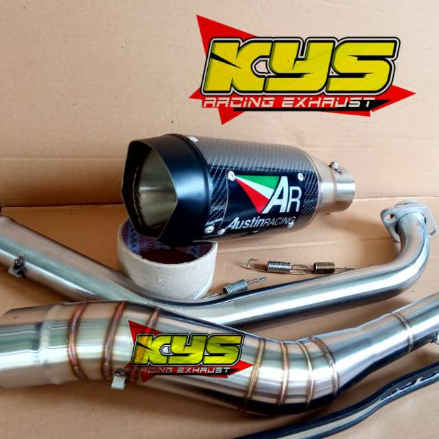 Jual knalpot AR Austin racing R15 lama new Byson Xride Vixion CBR150 ...