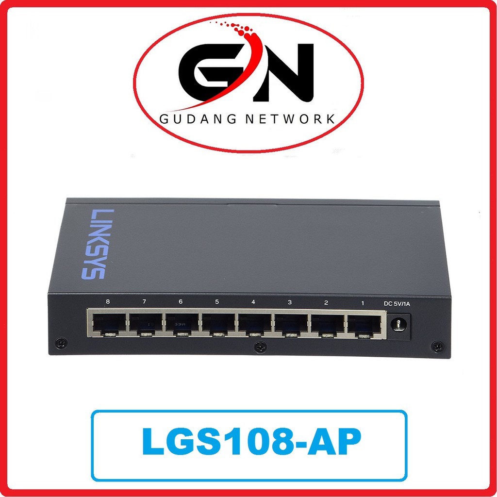 Jual LINKSYS LGS108-AP 8-Port Business Desktop Gigabit Switch | Shopee ...