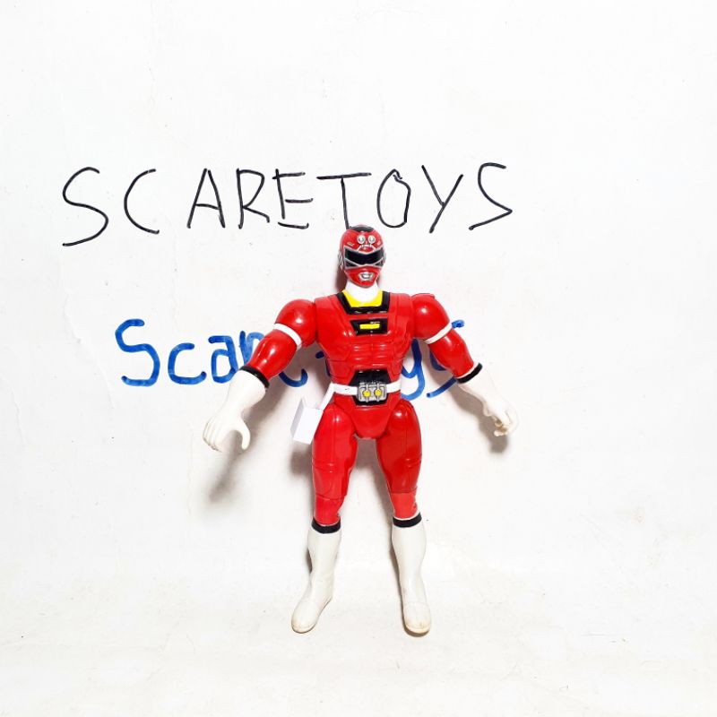 Jual Power Rangers turbo red ranger - Sentai carranger red racer ...