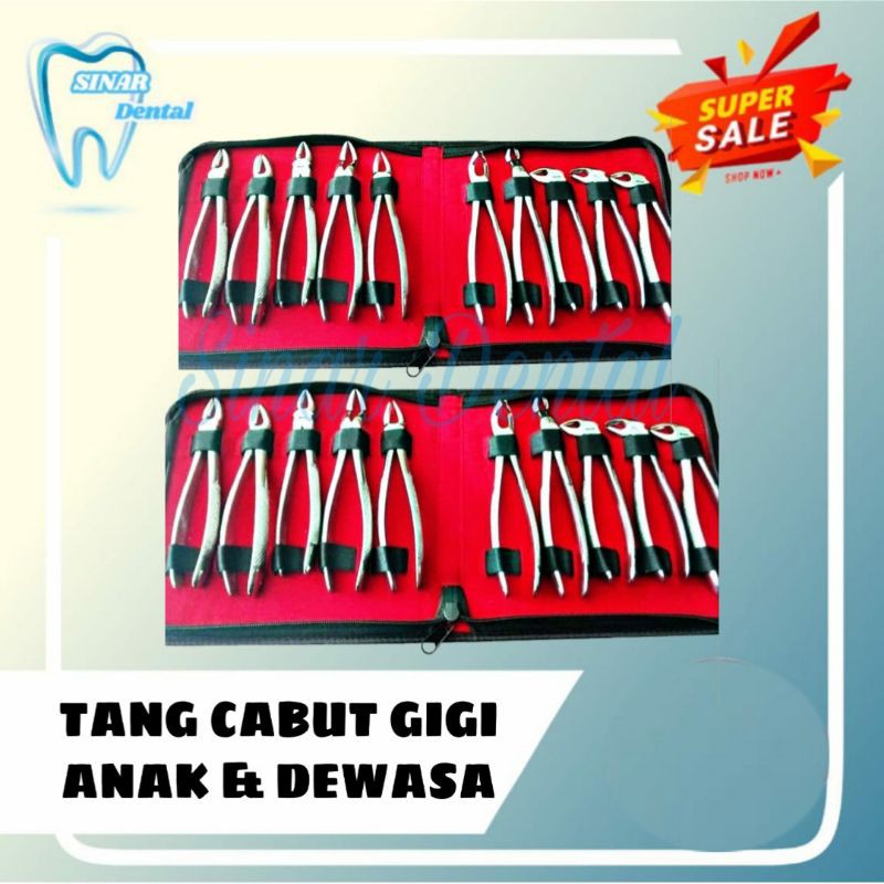 Jual TANG CABUT GIGI ANAK / DEWASA SET | Shopee Indonesia