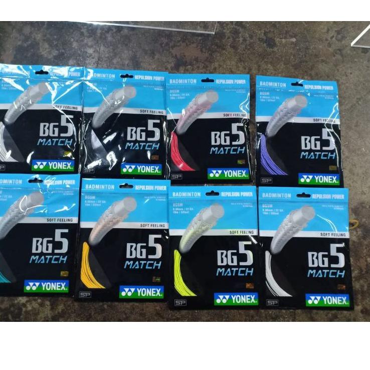 Jual Harga TERMURAAH.. Senar Badminton Yonex Match 5 Senar Yonex BG 5 Senar Yonex BG 5 Match ...
