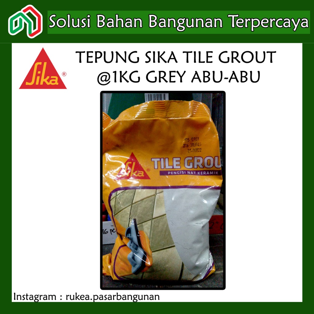 Jual TEPUNG SIKA TILE GROUT @1KG (PENGISI NAT KERAMIK ATAU GRANIT ...