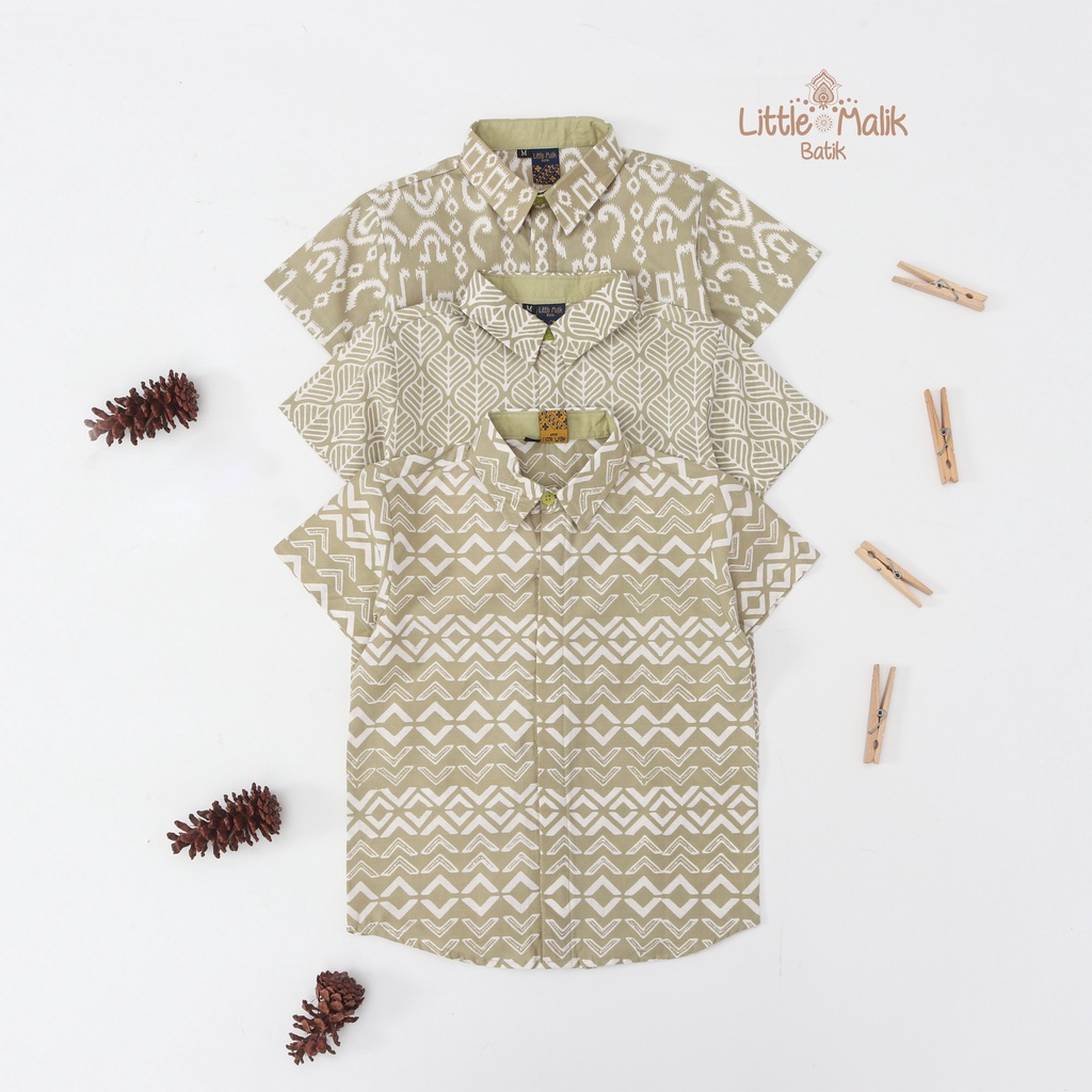 Jual -Batik Organik- Kemeja Batik Anak Lengan Pendek By Little Malik ...