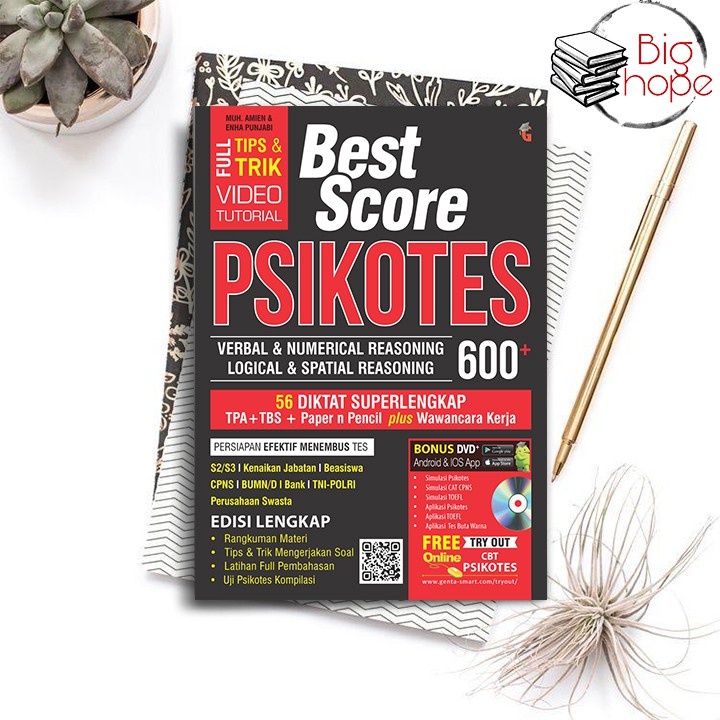 Jual Buku Psikotes - Best Score Psikotes 600+ | Shopee Indonesia