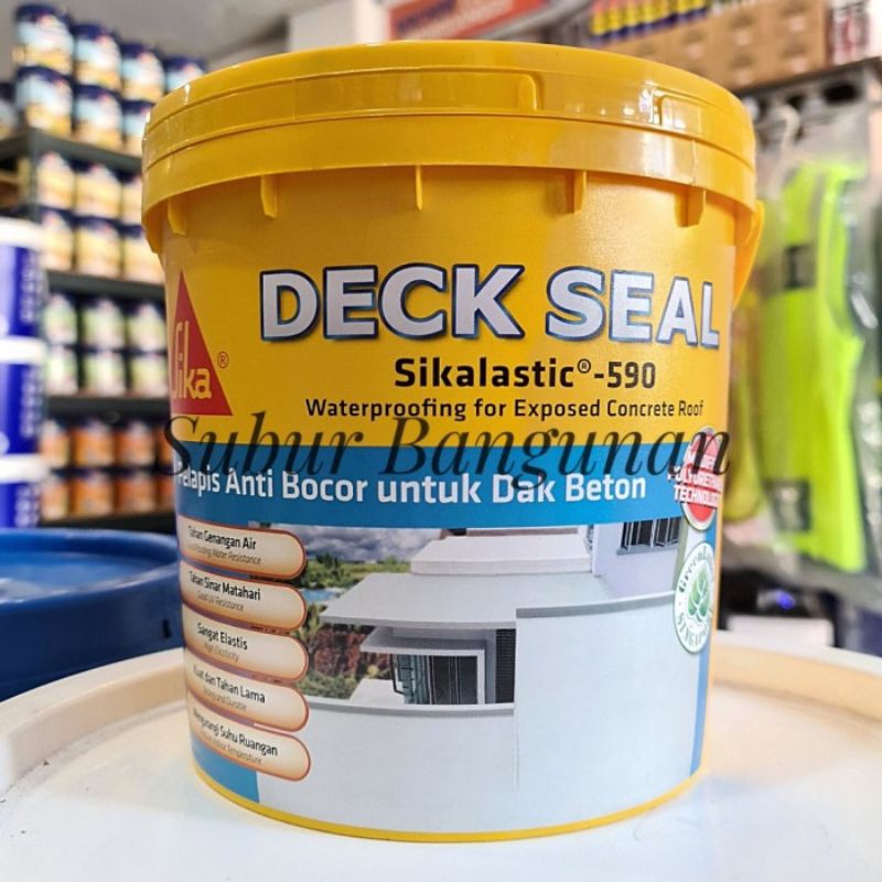 Jual Sika Deck Seal Sikalastic 590 Galon 4 Kg Cat Pelapis Anti Bocor ...