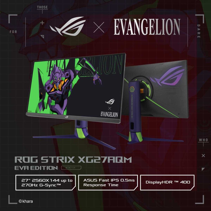 Jual ASUS ROG STRIX XG27AQM EVANGELION/EVA Edition WQHD 27" GAMING ...