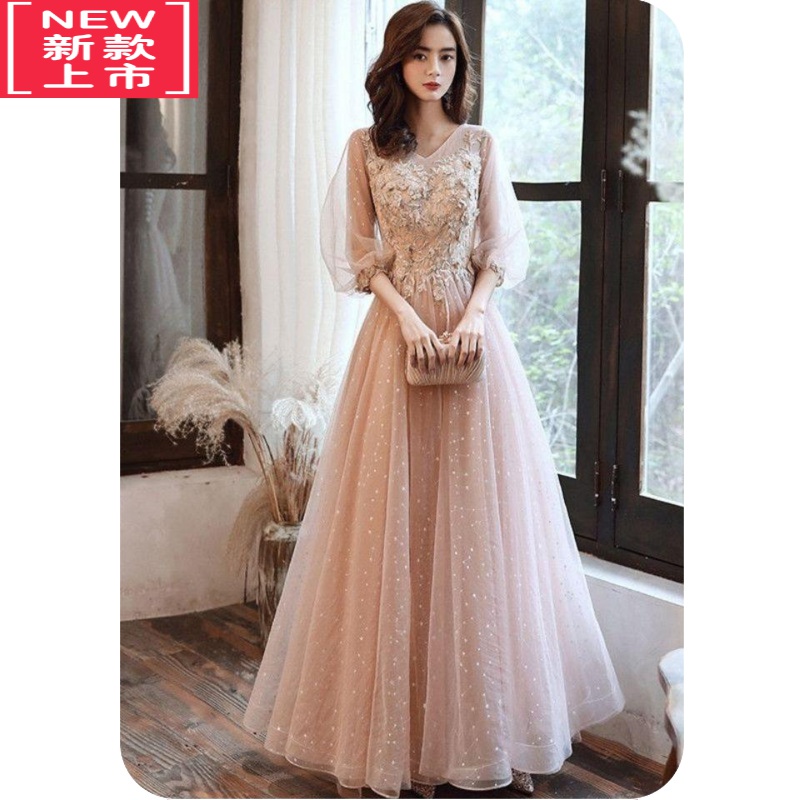 Jual Rok gaun malam wanita 2022 baru siswa dewasa yang mulia dan elegan ...