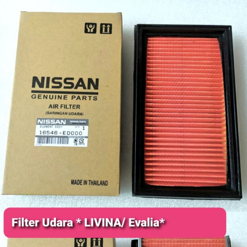 Jual Air Filter/Saringan Udara Livina/ Evalia (16546-ED000) | Shopee ...