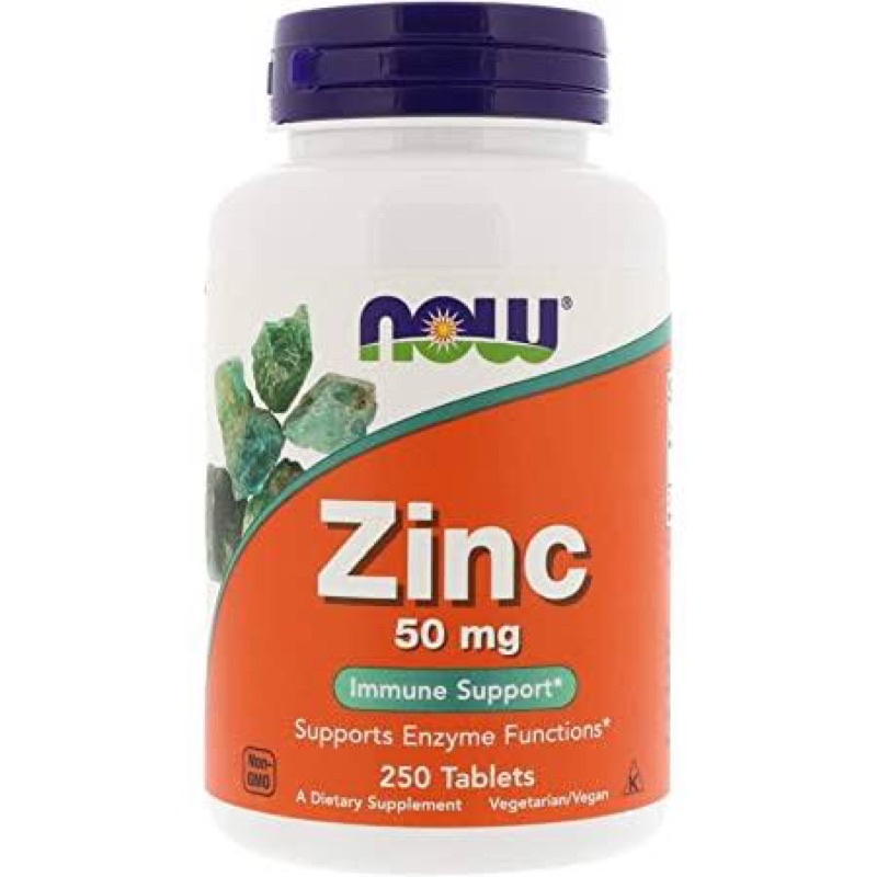 Jual Now Foods Zinc 50mg 250 tablet | Shopee Indonesia