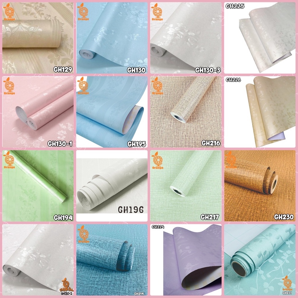 Jual Wallpaper Dinding Polos Wallpaper Aesthetic Wallpaper Kamar Tidur ...