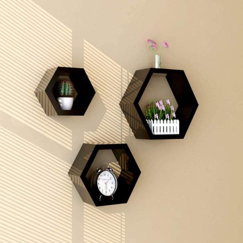 Jual Aldeko Rak Heksagonal Rak Hexagonal Rak Hiasan Dinding
