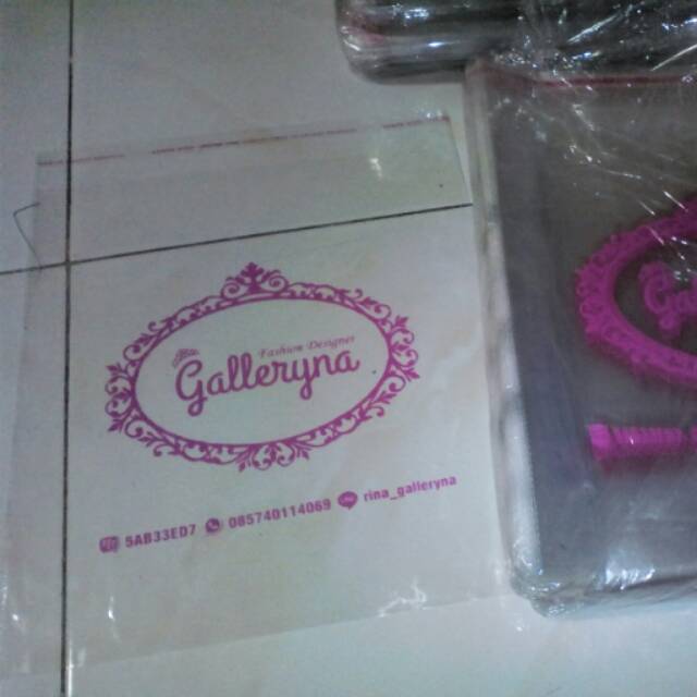 Jual Plastik packing baju plastik opp sablon custom murah 30x35cm ...