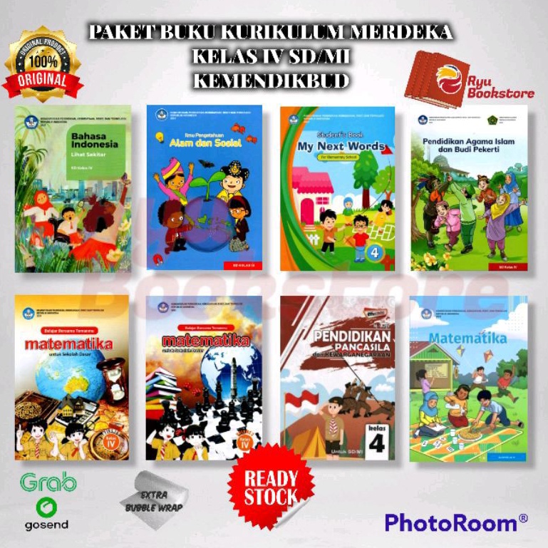 Jual Paket Buku Kurikulum Merdeka Kelas 4 SD/Mi Kemendikbud | Shopee ...