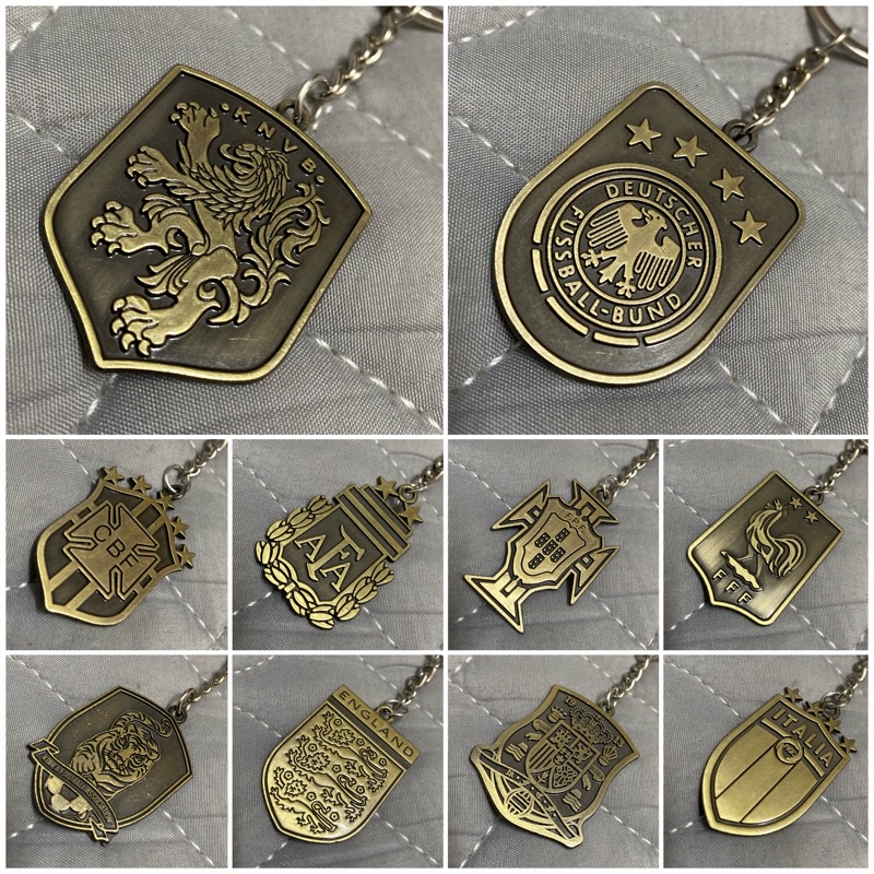 Jual Gantungan Kunci Klub dan Timnas Sepak Bola Eropa Logam Metal ...