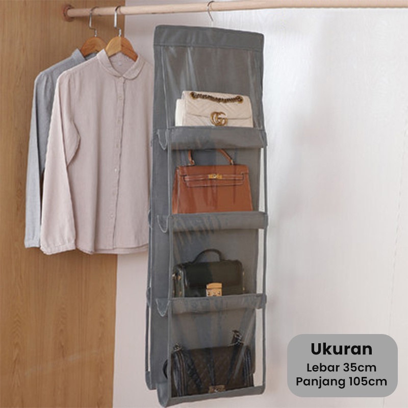 Jual Halu Rak Tas Gantung Bag Organizer Rak Bag Kotak Tempat ...