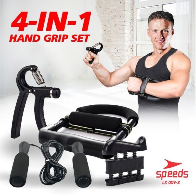 Jual SPEEDS Hand Grip Set Handgrip 5-60kg Gym Set Fitness Tangan ...