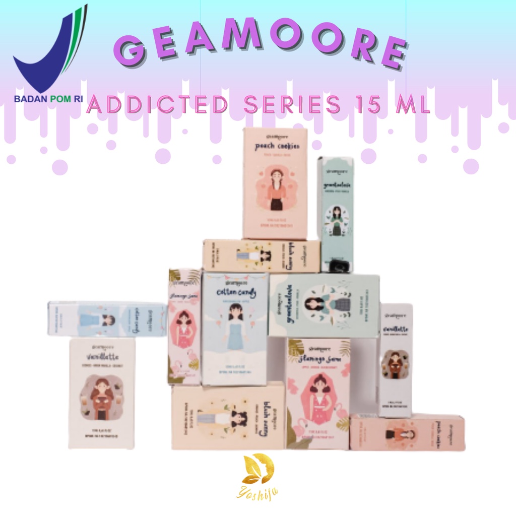 Jual GEAMOORE ADDICTED SERIES Parfum Botol Spray 15ml | Shopee Indonesia